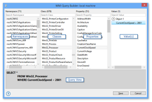 WMI Query Builder