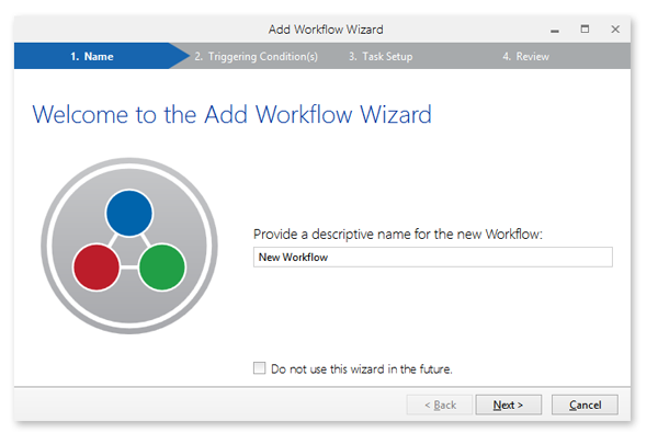 Add Workflow Wizard