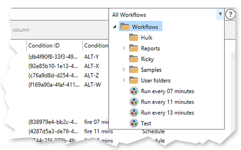 Tables - Workflow Triggers