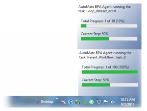 Running Task Indicator