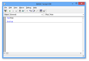BASIC Script IDE
