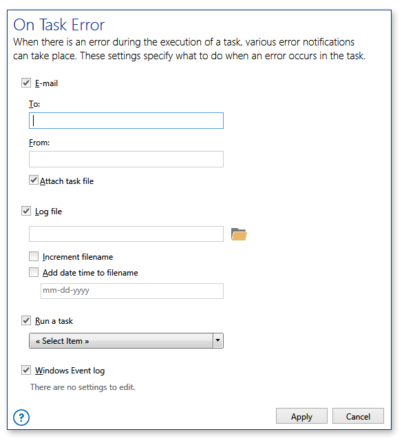 Error Handling Overview