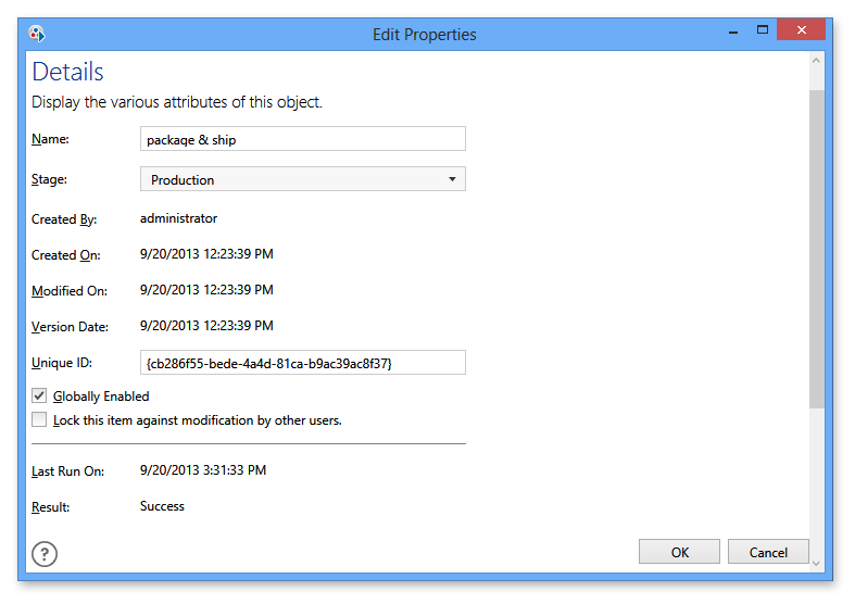 Object Details