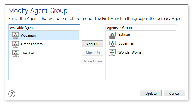 Agent Groups