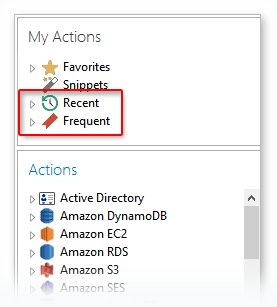 My Actions