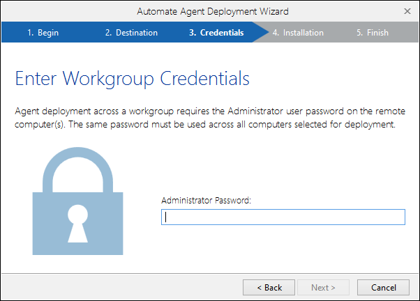 Agent Deployment Wizard