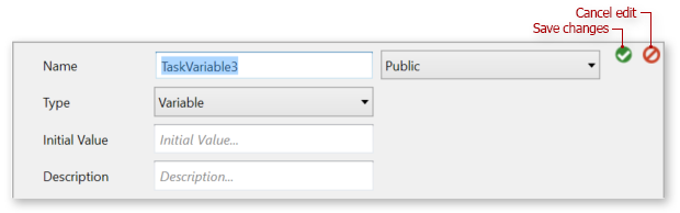 Task Variables Task Variables
