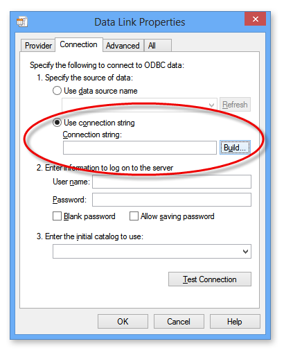 External Database Logging Configuration