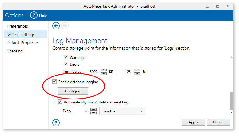 Viewing Events Logged Remotely (Premium Edition)
