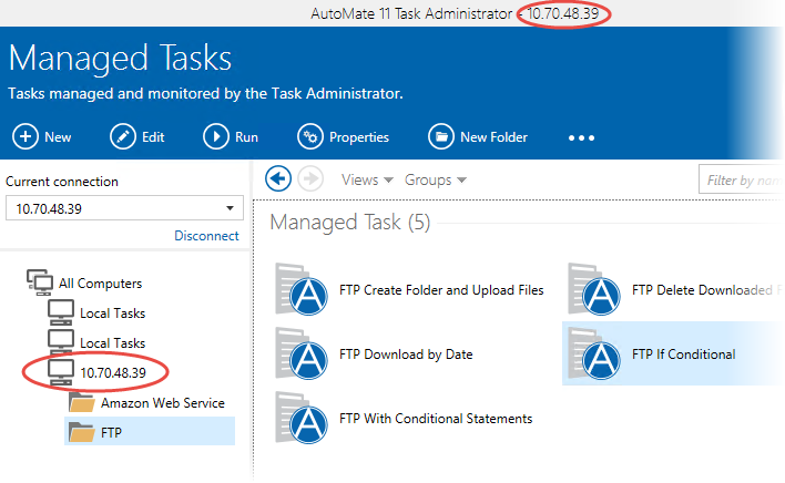 Managing Remote Tasks
