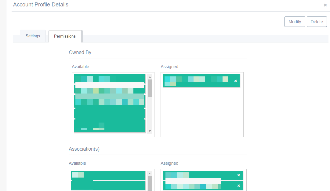 Managing Account Profiles