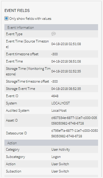 Event Manager Navigation