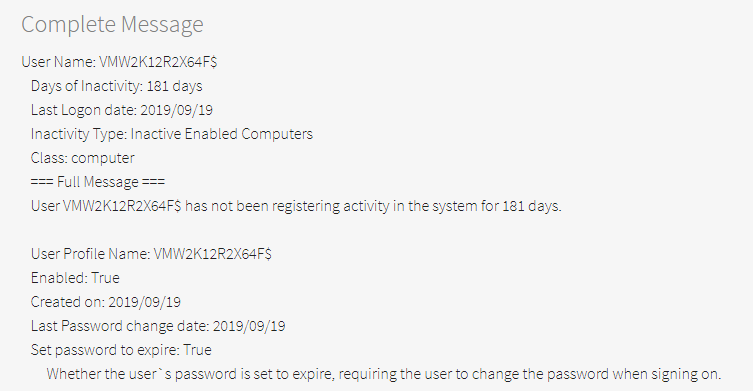 User Variables Mapping