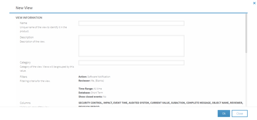 Creating a User View