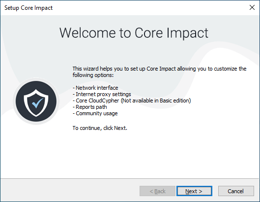 Set Up Core Impact