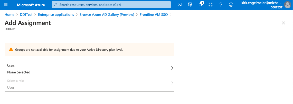 Azure AD Single Sign-On