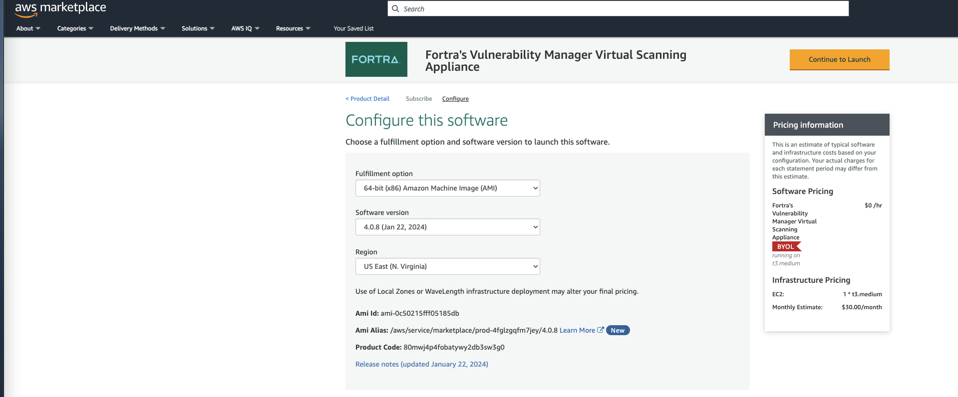 Install and Set Up AWS AMI Scanner