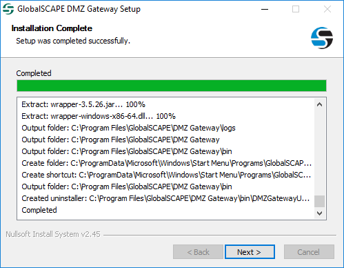 Installing DMZ Gateway