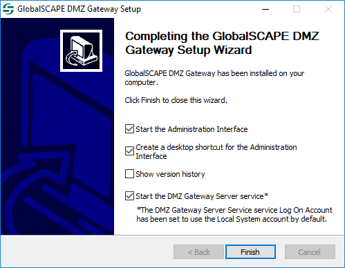 Installing DMZ Gateway