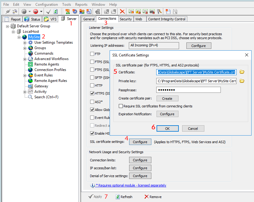 Assigning a Certificate