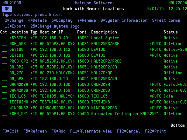 Work with Remote Locations