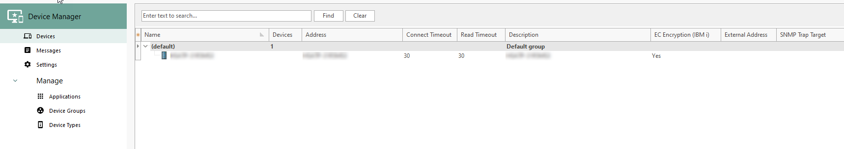 The Device Manager Display