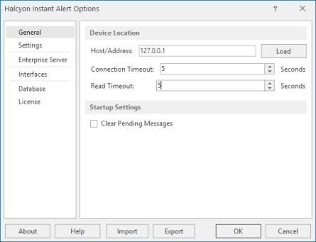 Instant Server Options