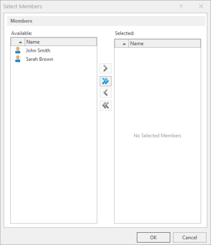 Adding and Removing Members in a Broadcast Group