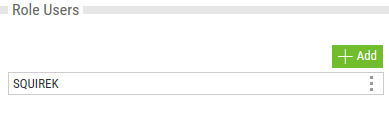 Secured Role Properties