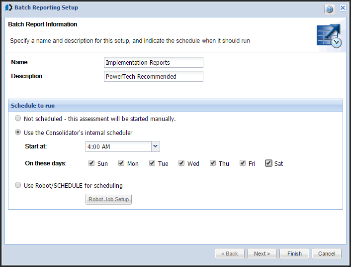Creating Batch Assessments
