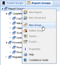 Creating Report Groups