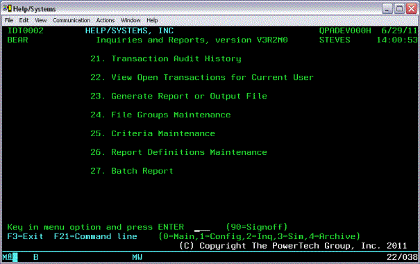 Transaction Inquiry Overview