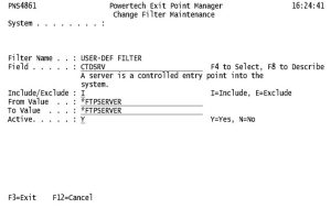 Change Filter Maintenance