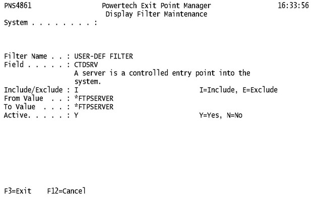 Display Filter Maintenance