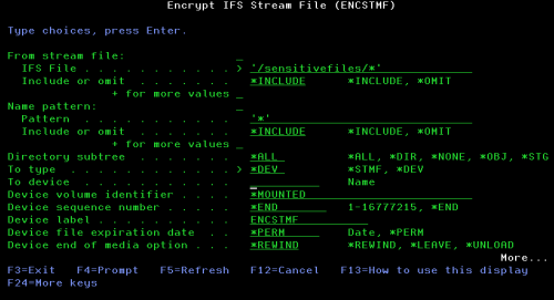 Encrypt Ifs Stream File Encstmf