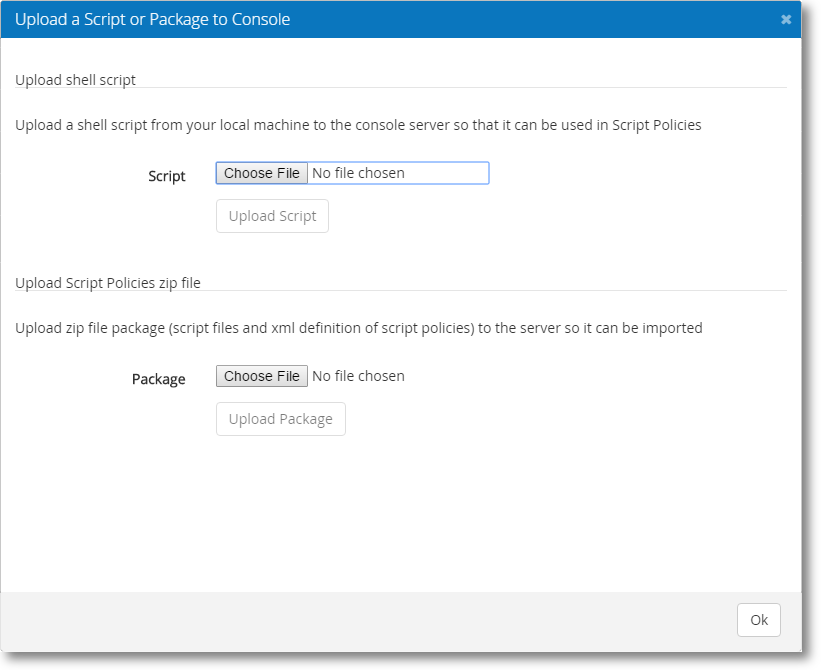 Upload a Script or Package to Console